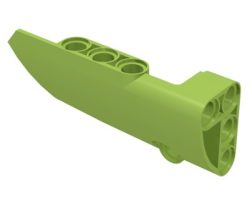 (lego 64683) Панель для лего обтічна №3 довга, Сторона А » Конструктори ...